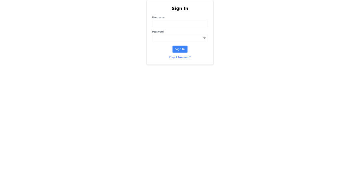 Sign in Form - Free React, Tailwind Component
