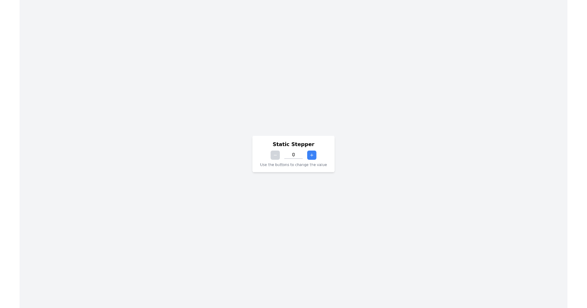 Static Stepper Free React Tailwind Component