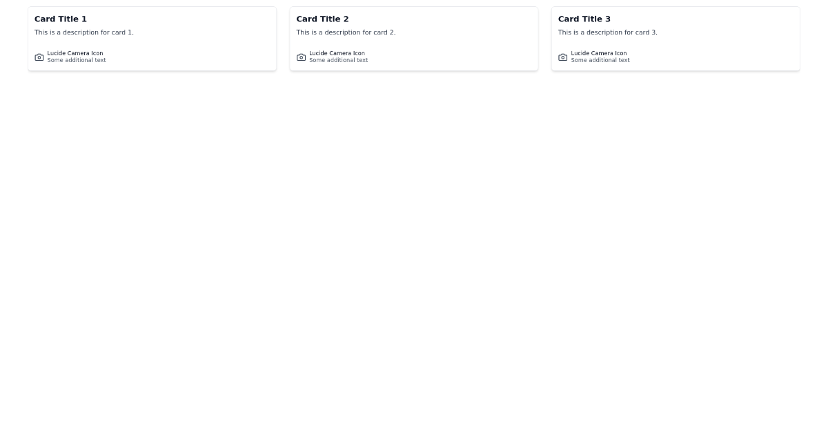Card List - Free React, Tailwind Component