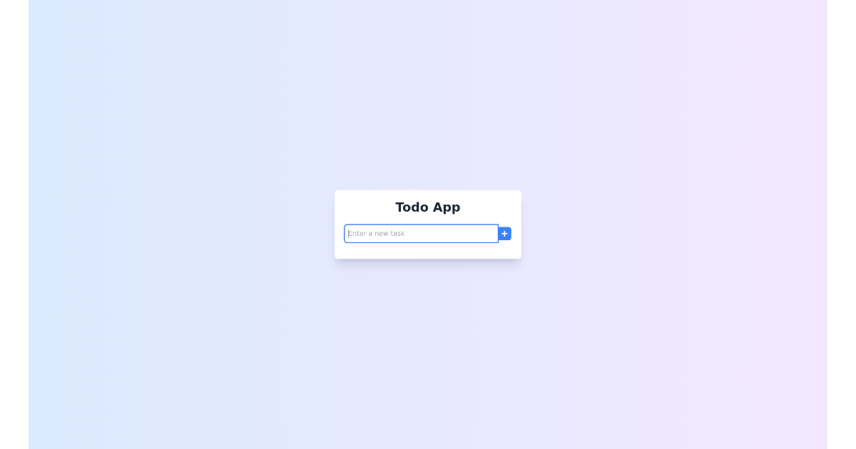 Todo App - Free React, Tailwind Component