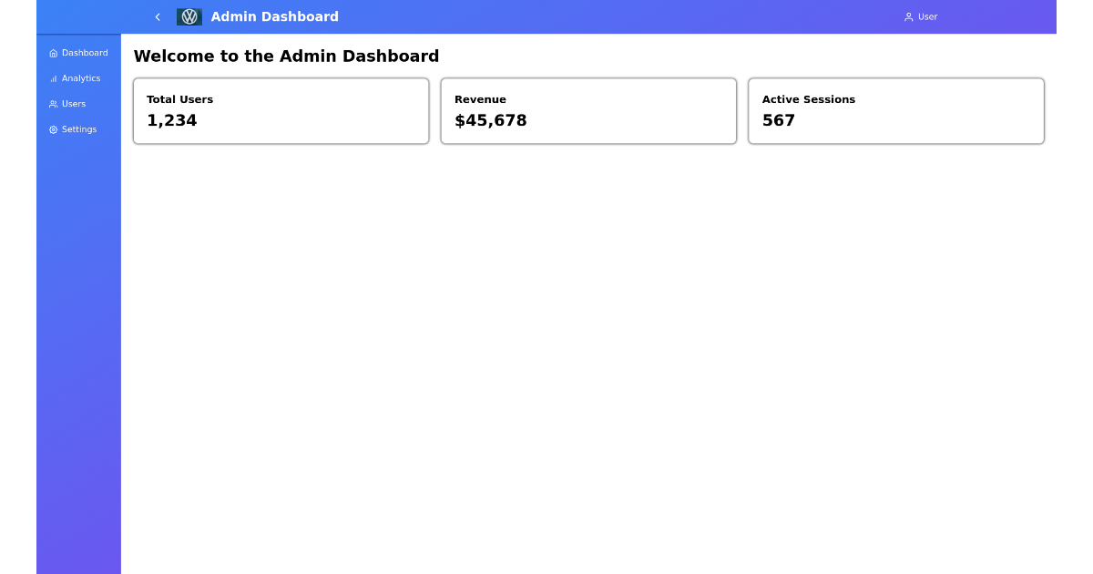 Admin Panel - Free React, Tailwind Component