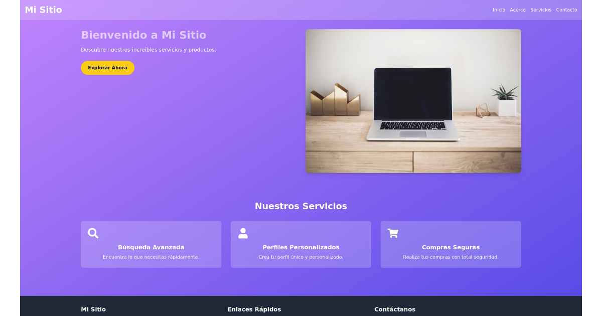 Animated Website - Free React, Tailwind Component