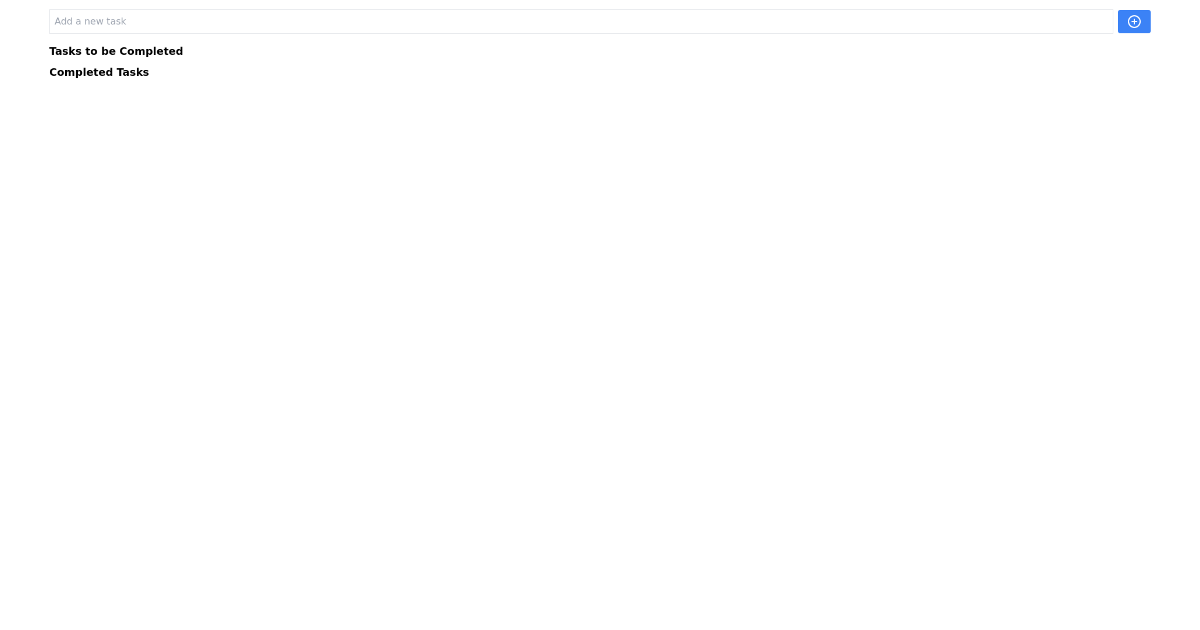 Task List With Sections - Free React, Tailwind Component