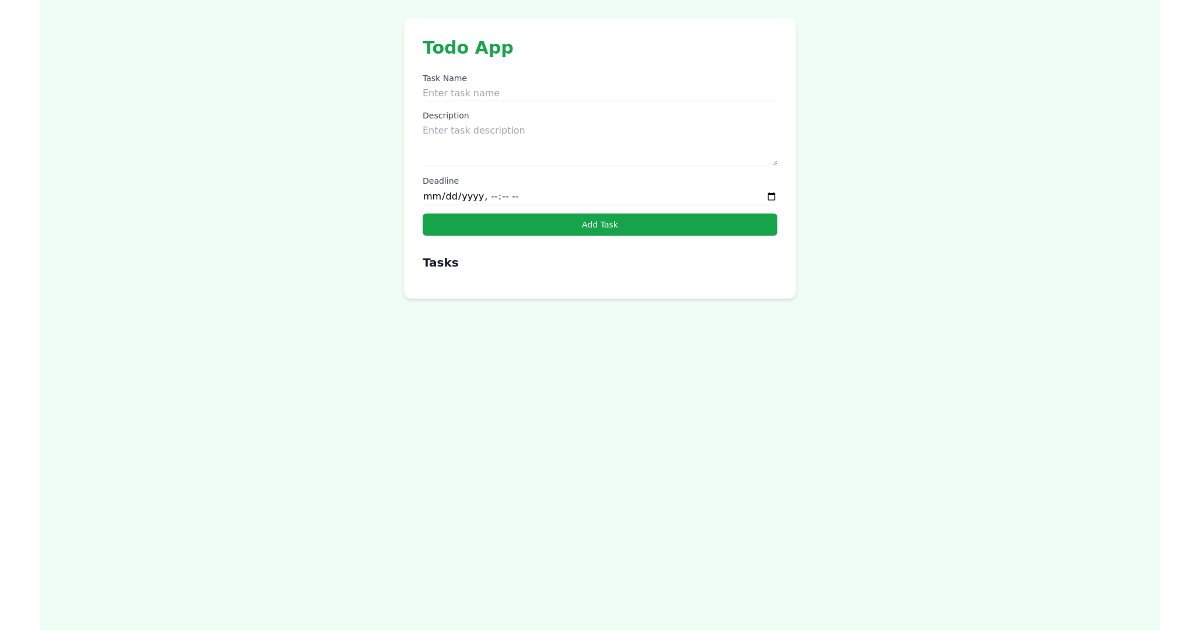 React Todo App with Tailwind CSS - Add, Edit, Complete & Delete Tasks