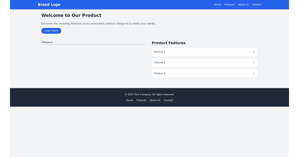 Web Component - Free React, Tailwind Component