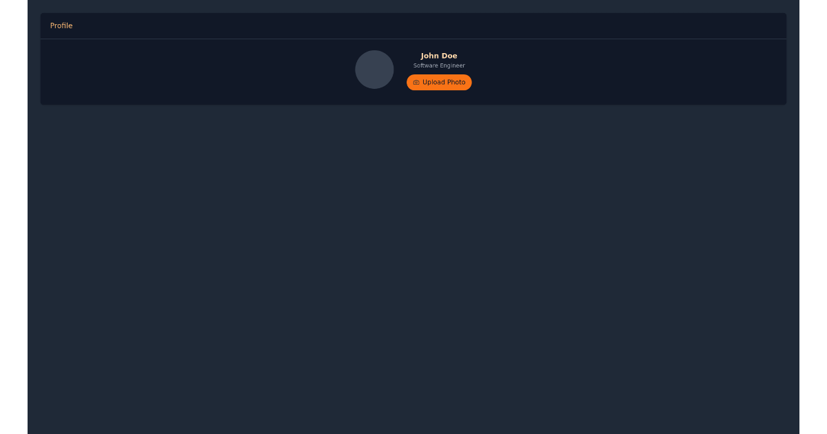 User Profile - Free React, Tailwind Component