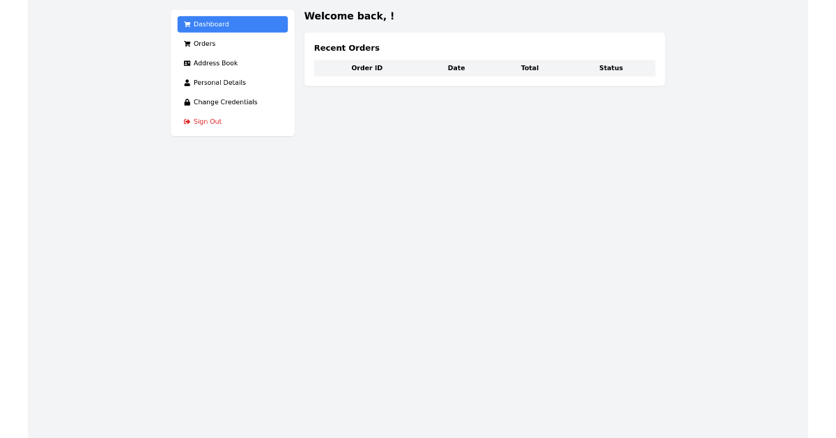 User Dashboard - Free React, Tailwind Component