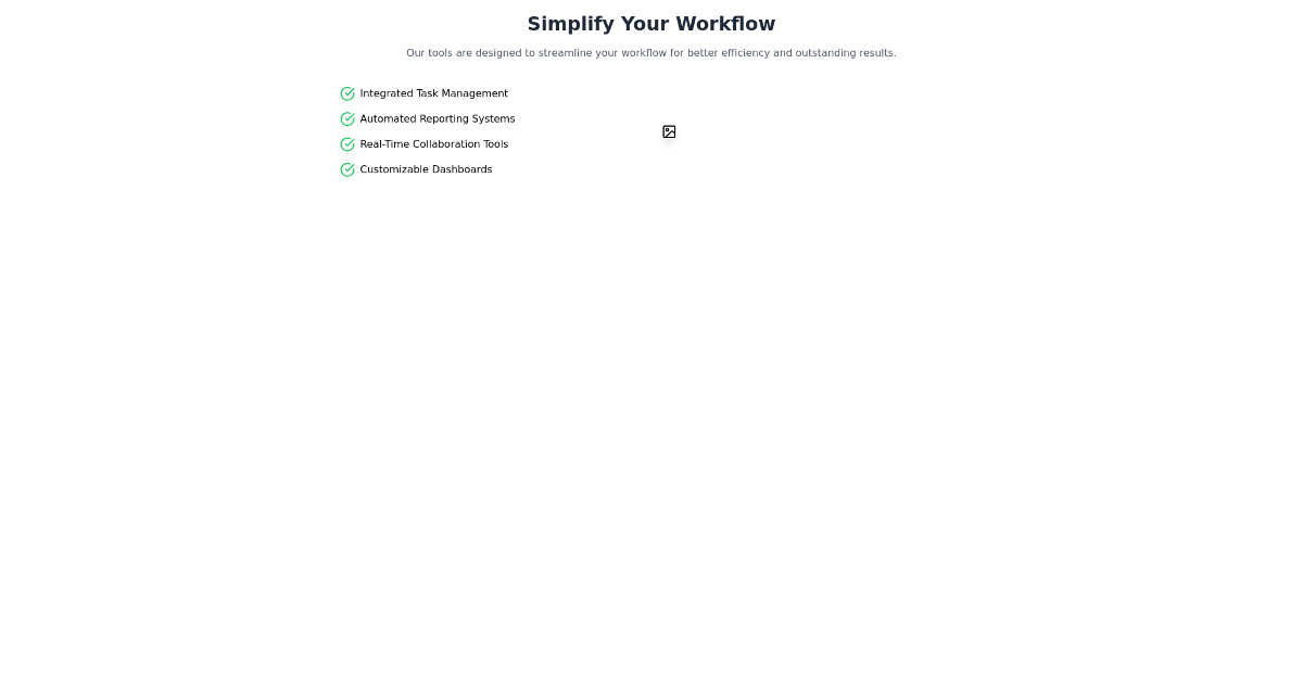 Workflow Optimization Info - Free React, Tailwind Component