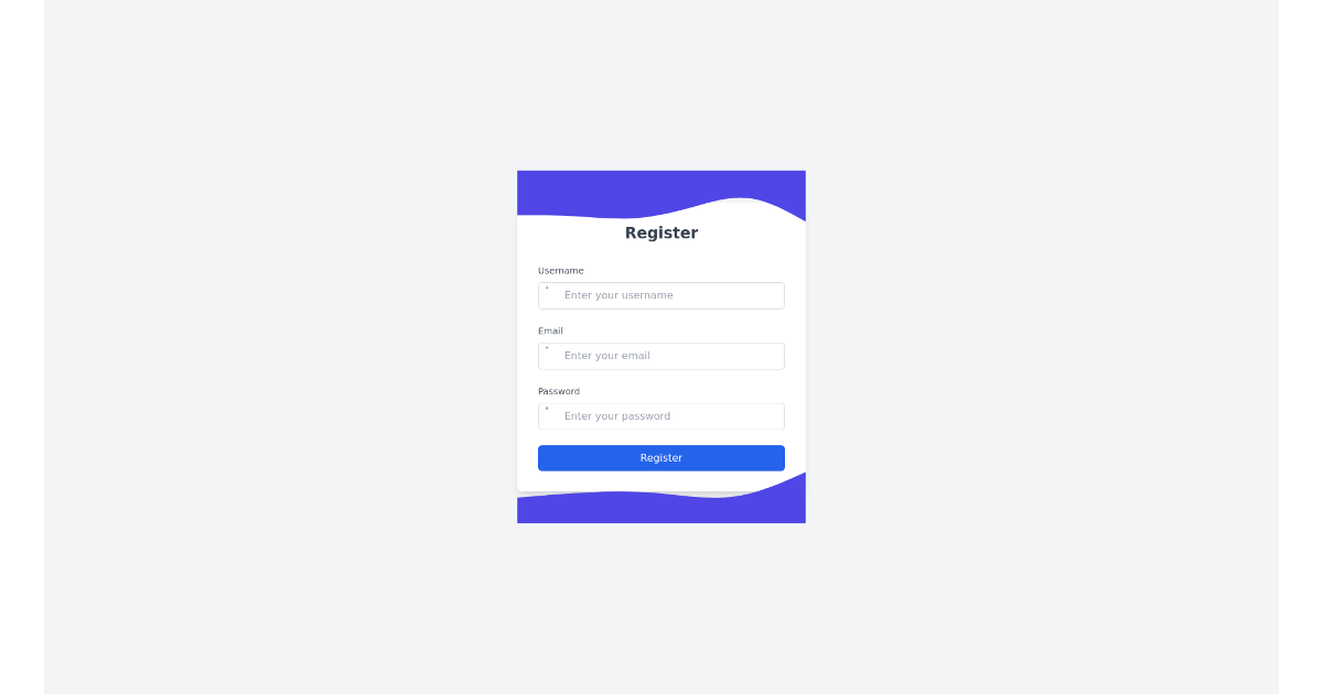 Registration Form Free React Tailwind Component