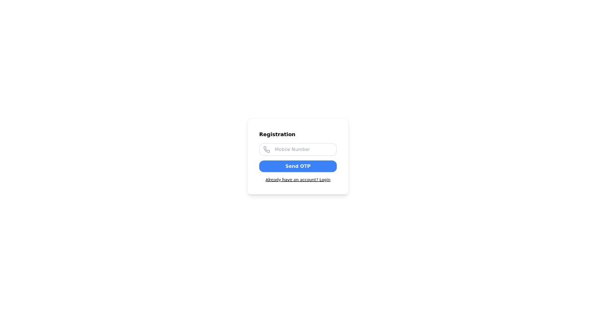 Registration and Login Form - Free React, Tailwind Component