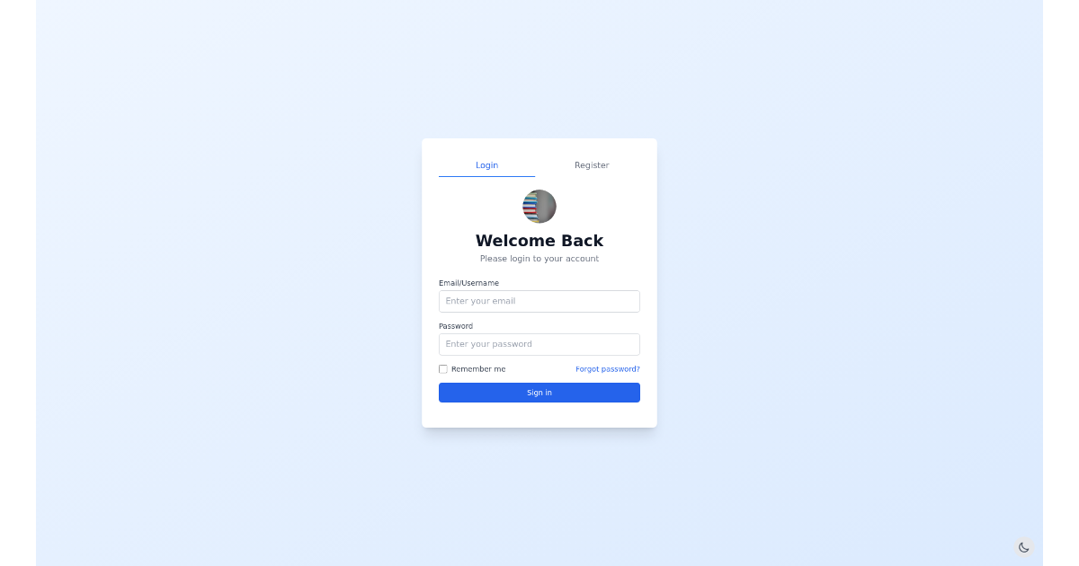 Login Page Component - Free Html, Tailwind Component