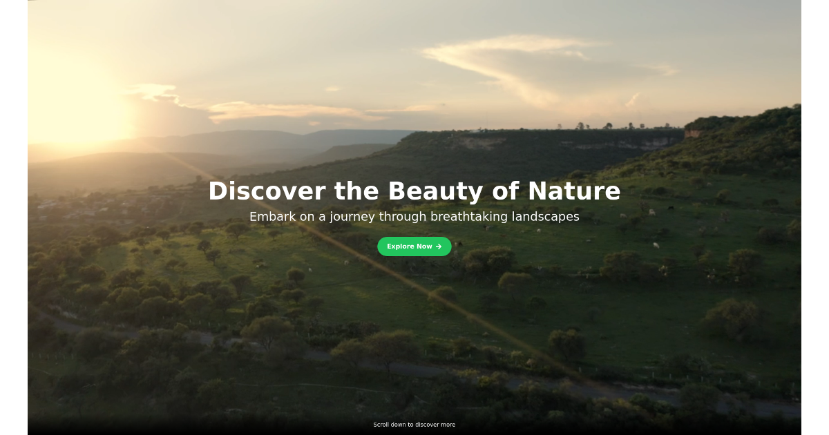 Hero Section - Free React, Tailwind Component