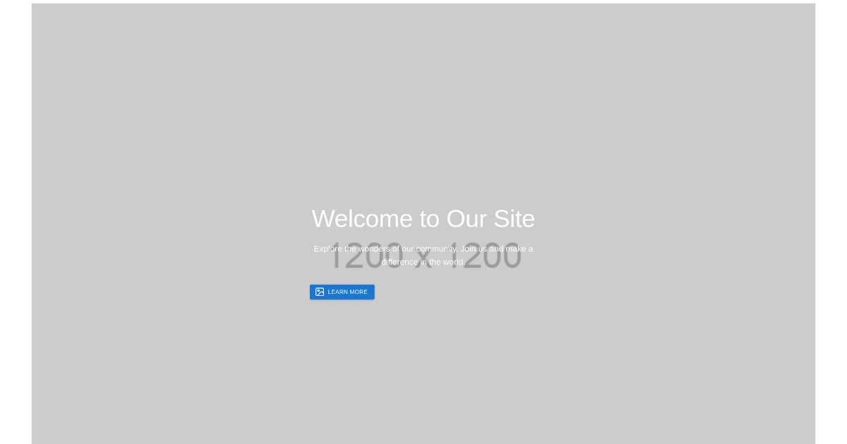 Hero Block With Image - Free React, Mui Component