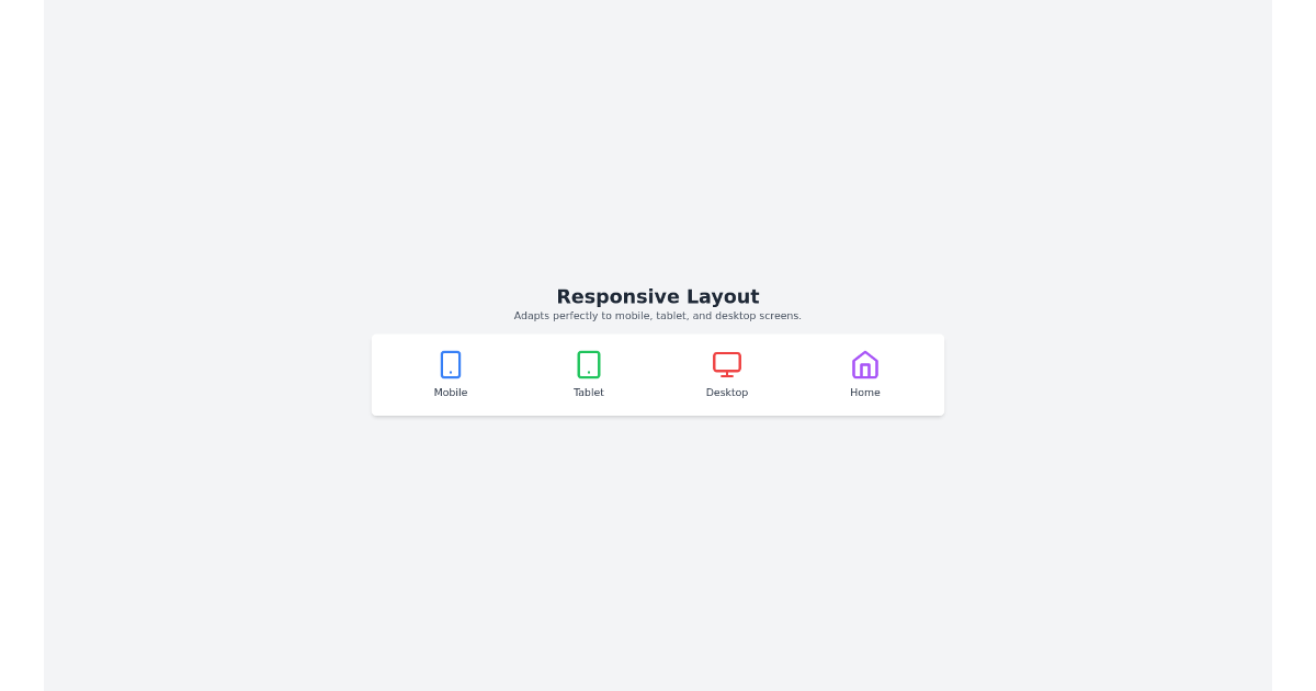 Responsive Layout - Free React, Tailwind Component