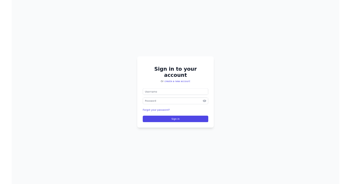 Login Page - Free React, Tailwind Component