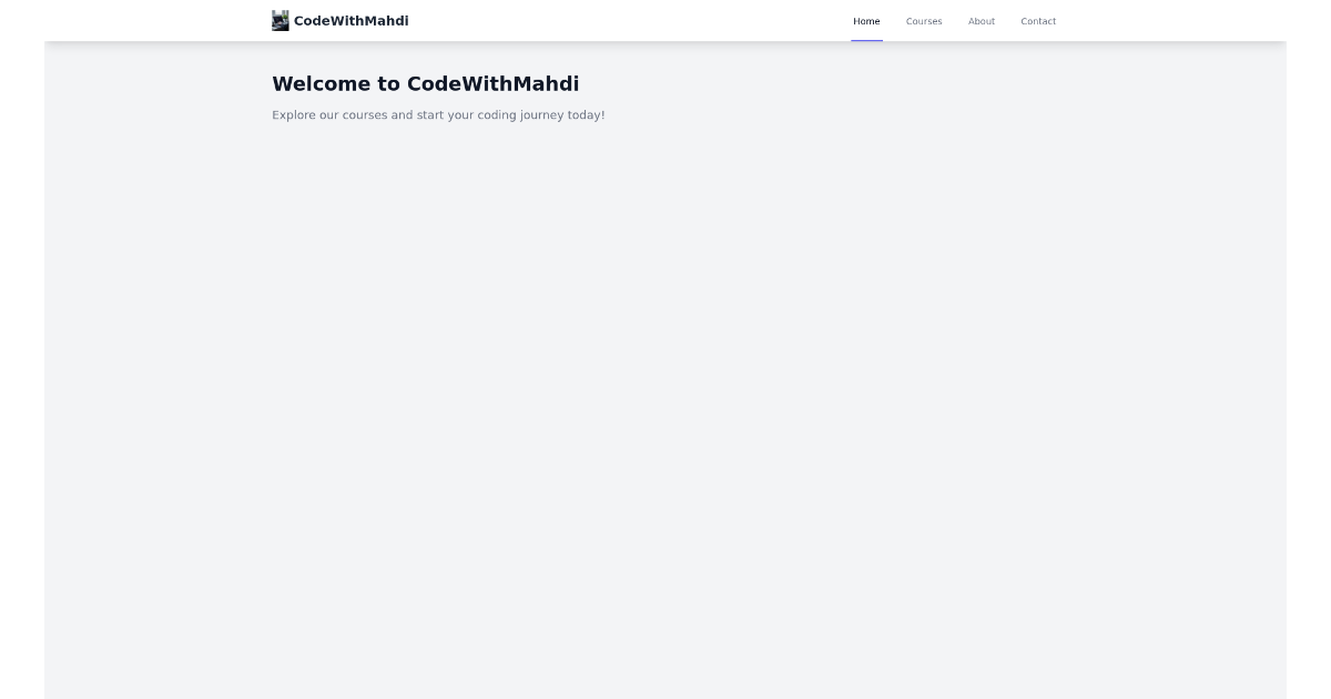 Responsive Navigation Bar - Free Html, Tailwind Component