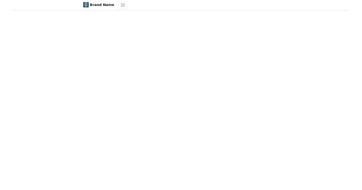 Rich Navigation Bar - Free Html, Bootstrap Component