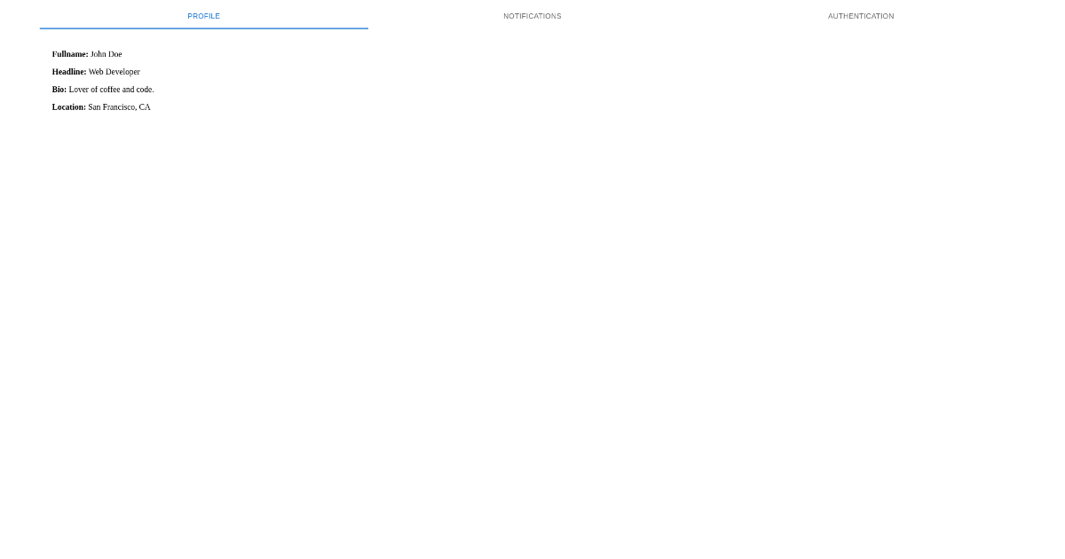 User Tabs - Free React, Mui Component
