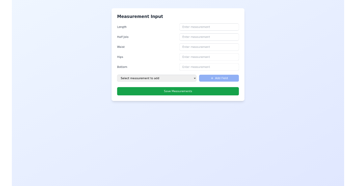 Modern React & Tailwind CSS User Input Form with Dynamic Fields