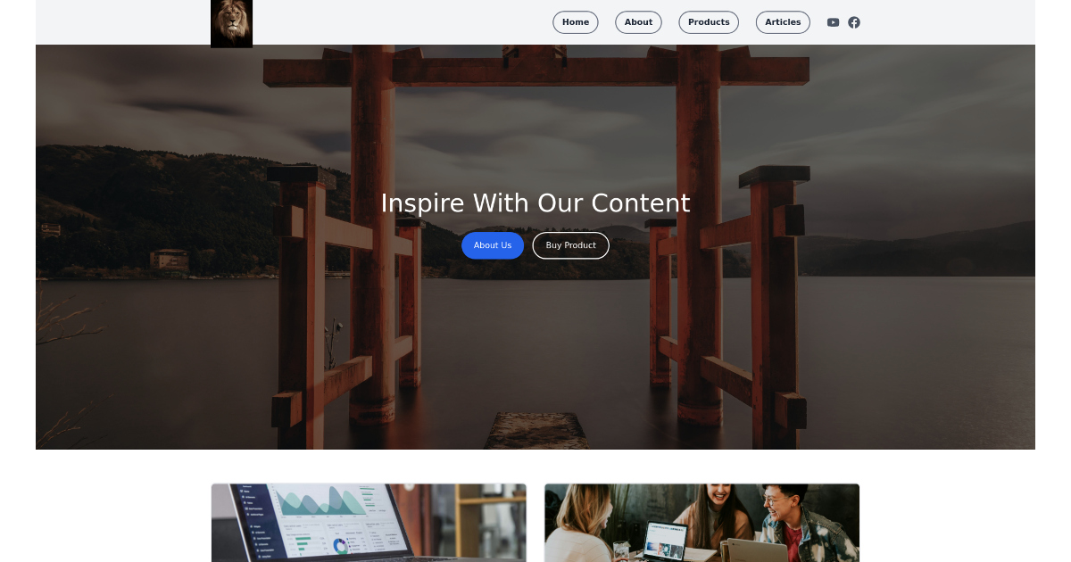 Navbar - Free React, Tailwind Component