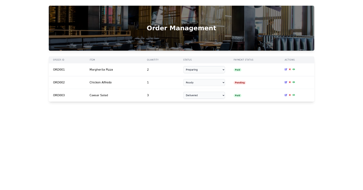 Order Details - Free React, Tailwind Component