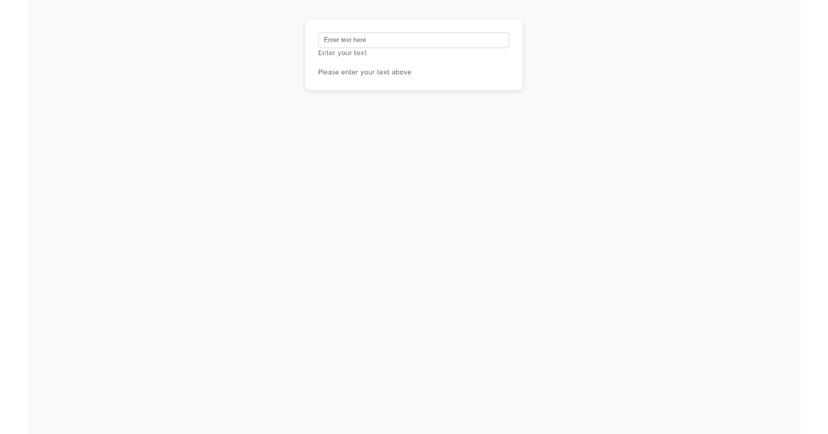 Reusable Text Input Component for Editing Forms | Bootstrap