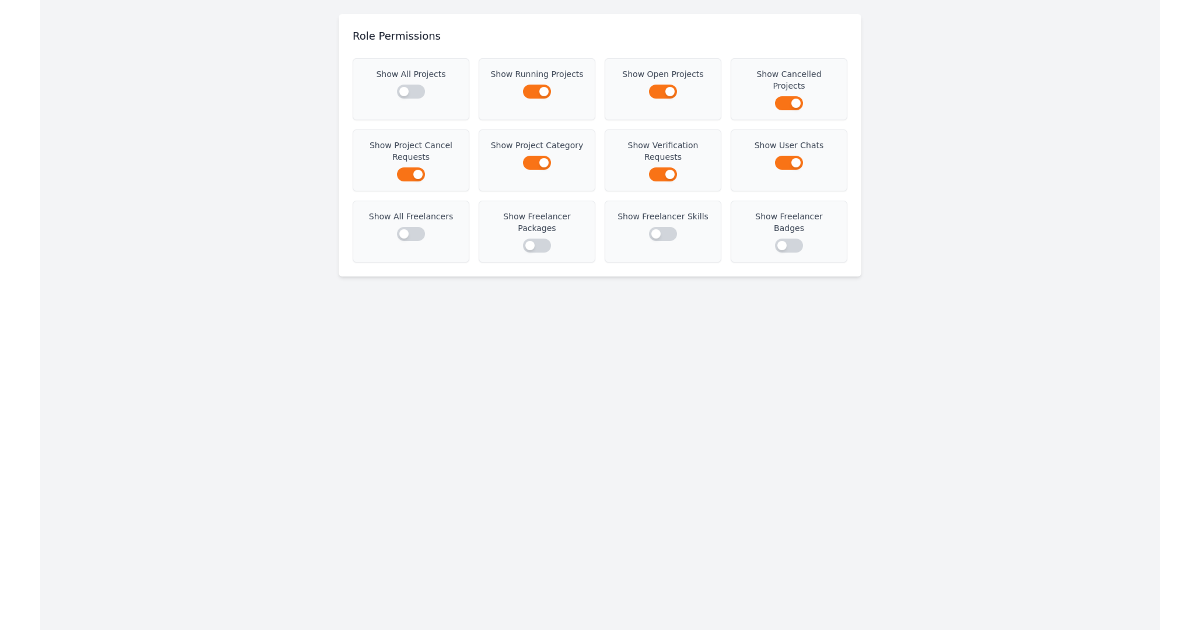 Role Permissions Manager - Free React, Tailwind Component