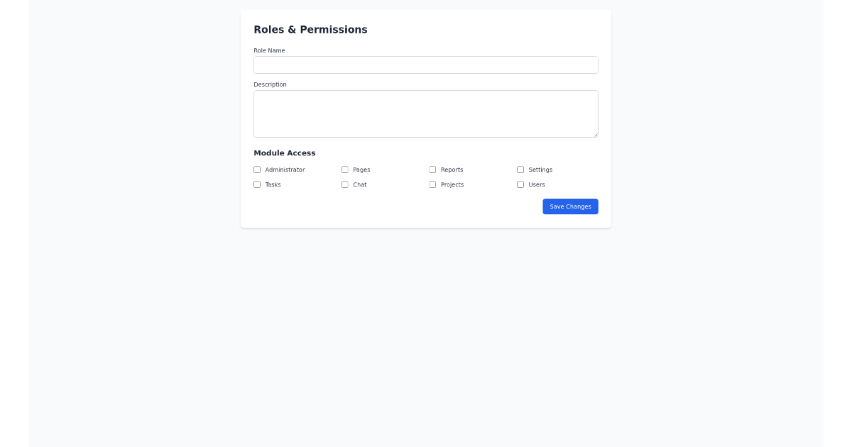 Roles Permission Form - Free React, Tailwind Component