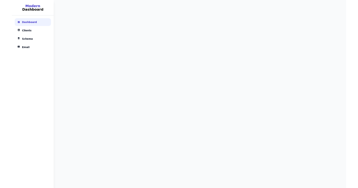 Modern Minimalist Dashboard - Free Html, Tailwind Component