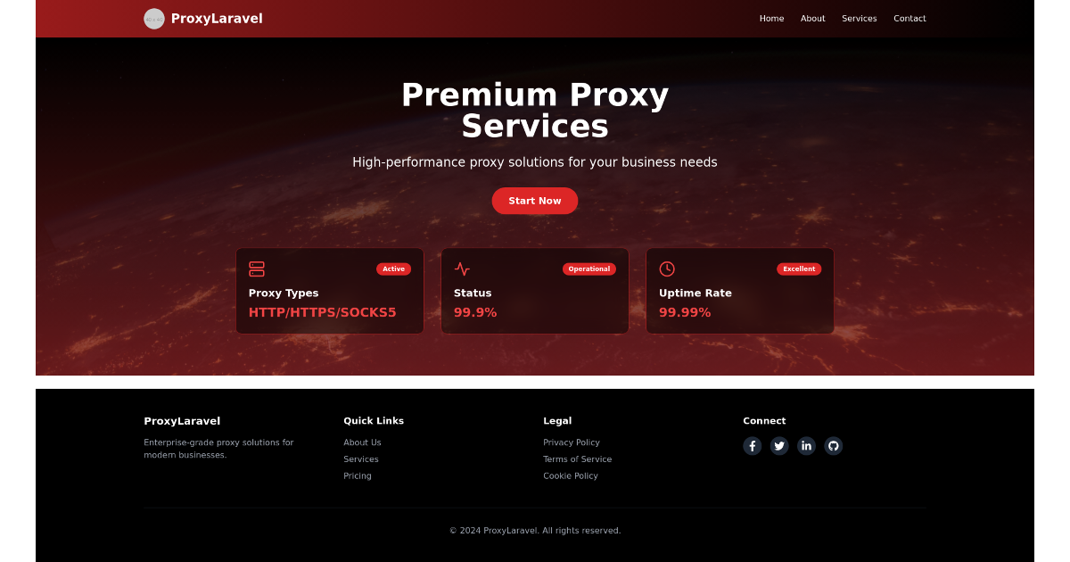 Welcome Page - Free React, Tailwind Component