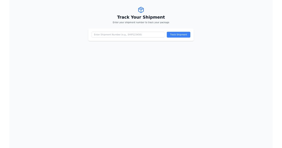 Shipment Tracking - Free React, Tailwind Component