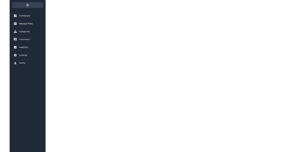 Sidebar - Free React, Tailwind Component