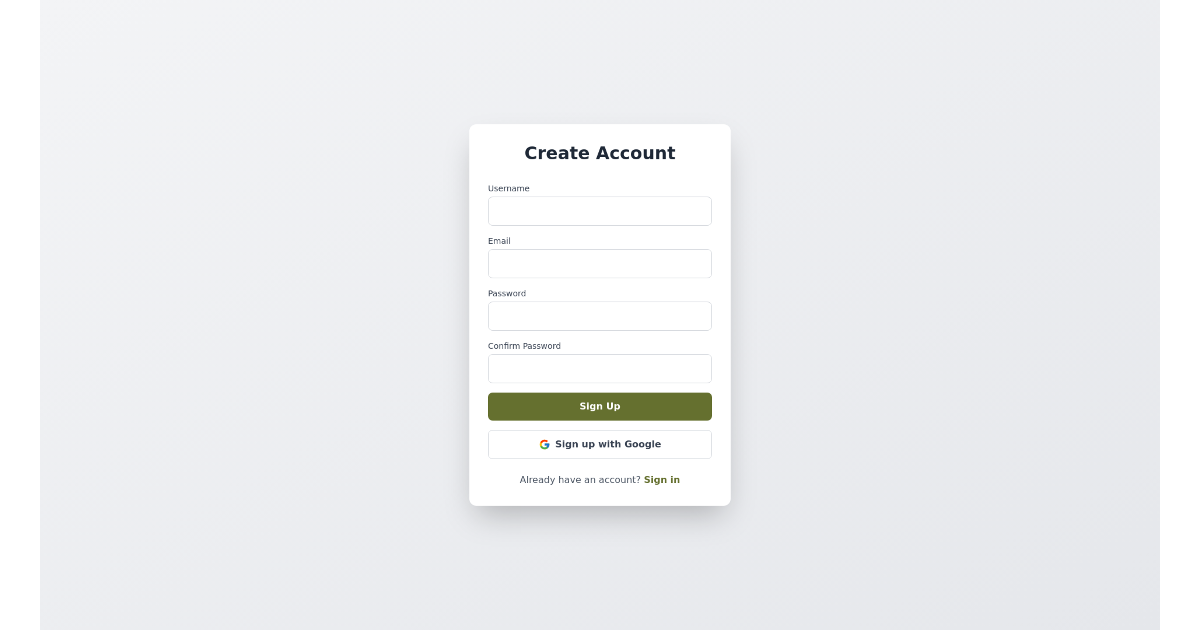 Sign up Form - Free React, Tailwind Component