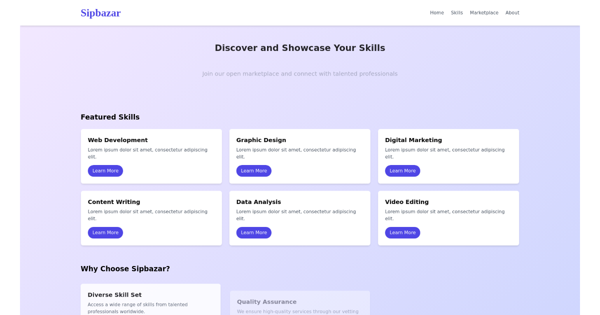 Landing Page - Free React, Tailwind Component