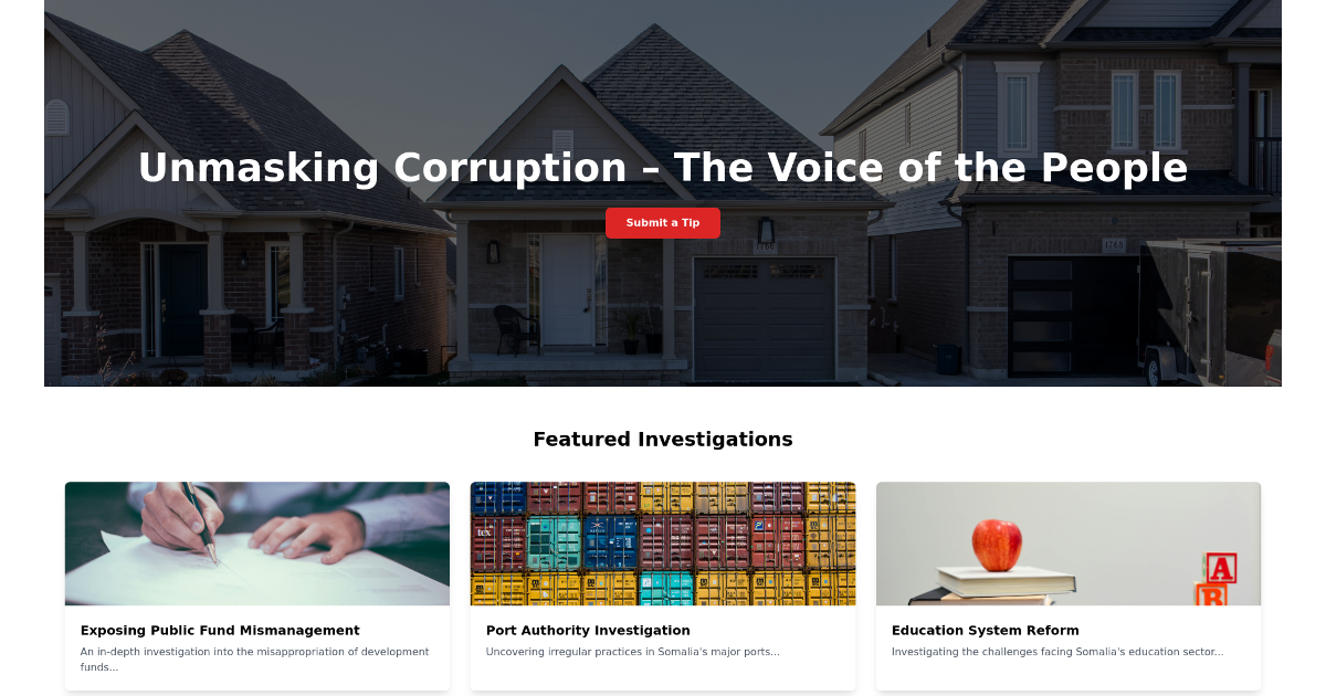 Home Page - Free React, Tailwind Component