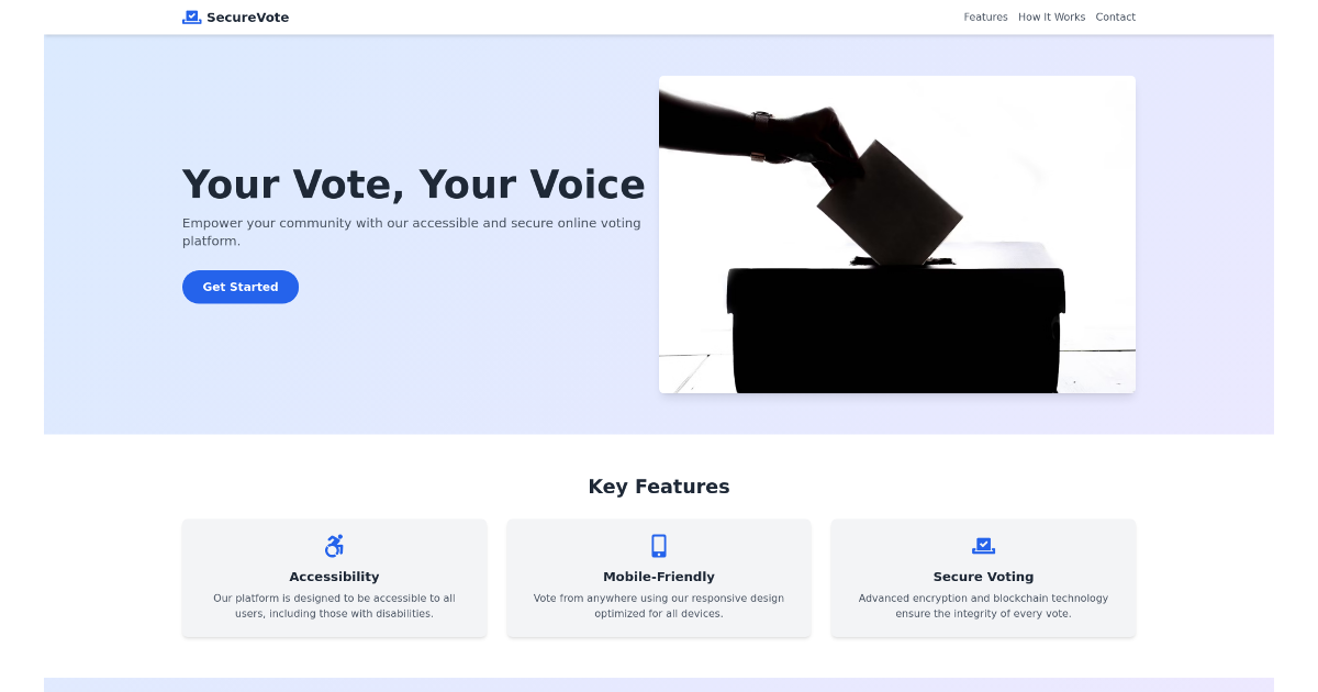 Landing Page - Free React, Tailwind Component