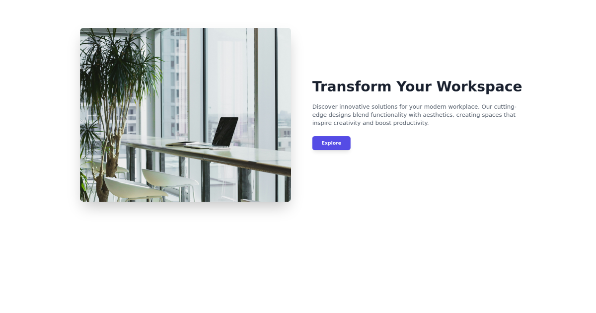 Split Section - Free React, Tailwind Component
