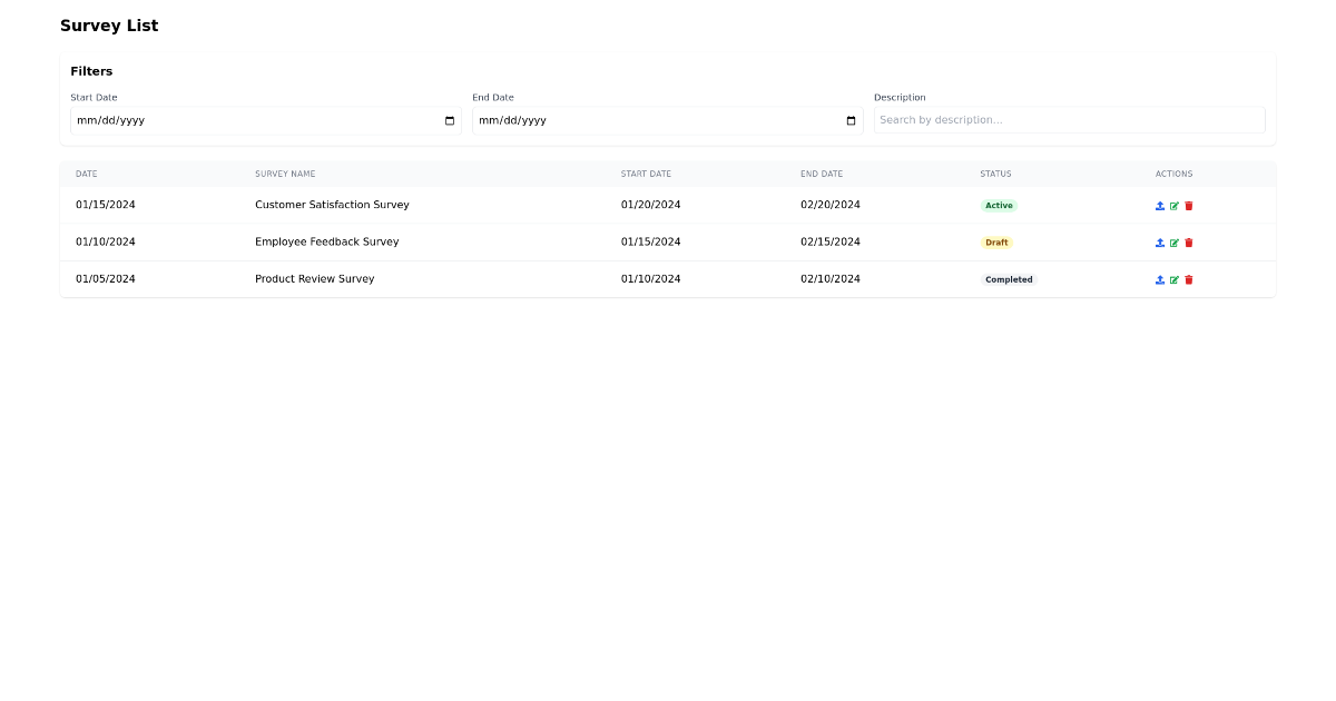 Survey Form - Free React, Tailwind Component