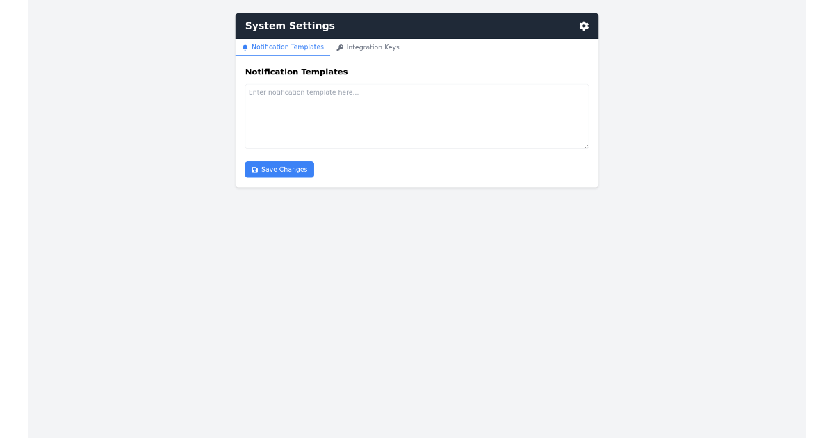 System Settings - Free React, Tailwind Component