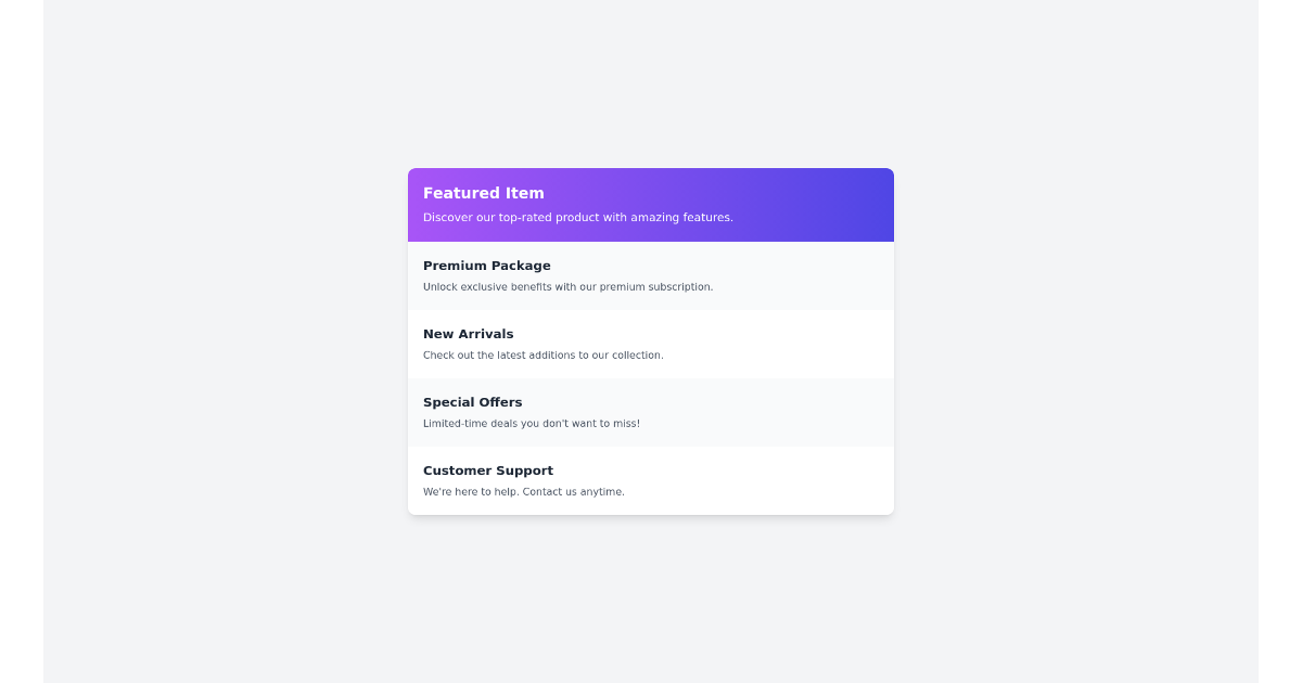 Stacked Employee List - Free Html, Tailwind Component