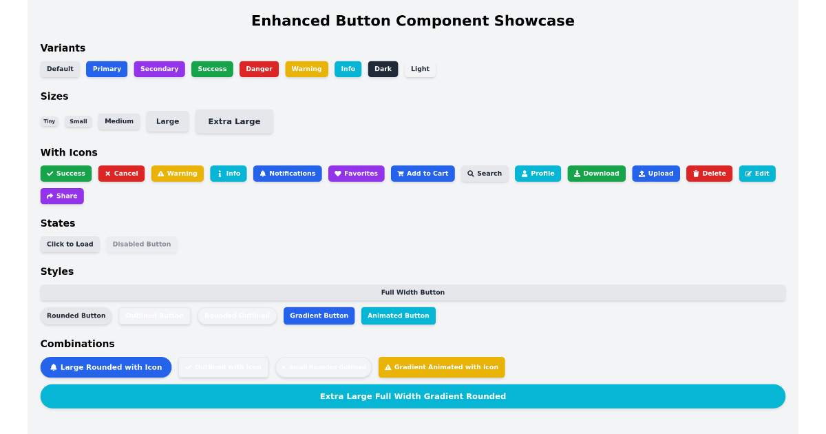 Button - Free React, Tailwind Component