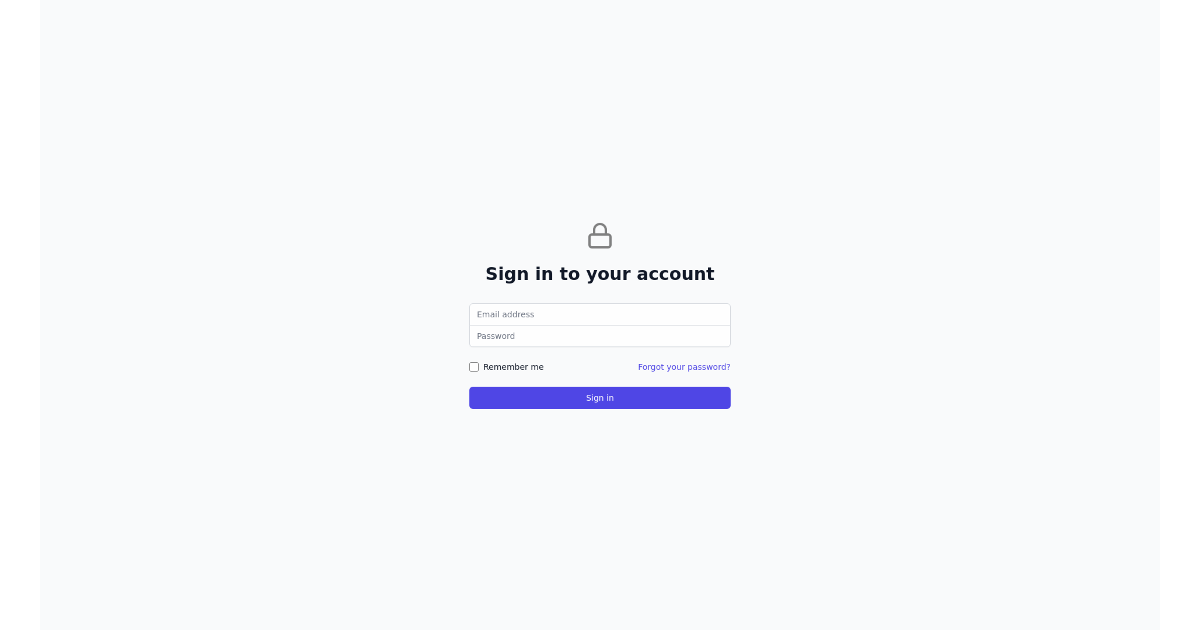 Animated Login Form - Free React, Tailwind Component