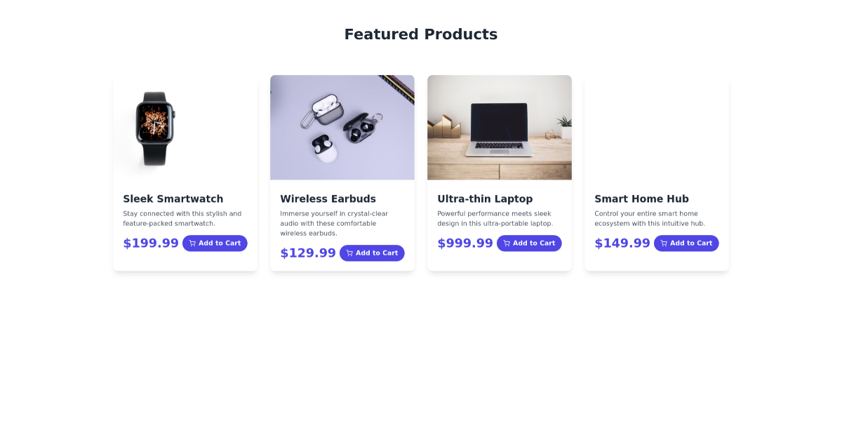 Exciting Card - Free React, Tailwind Component