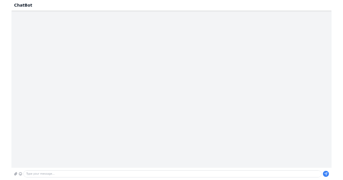 Chat Bot - Free React, Tailwind Component