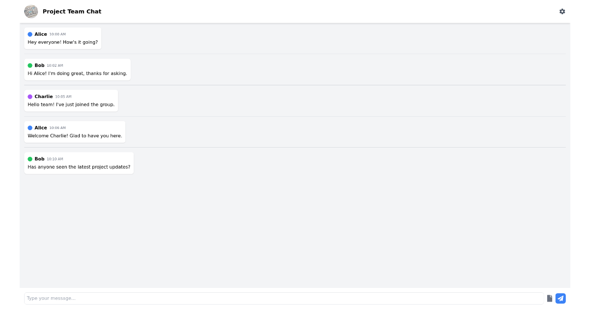 Chat U I - Free React, Tailwind Component
