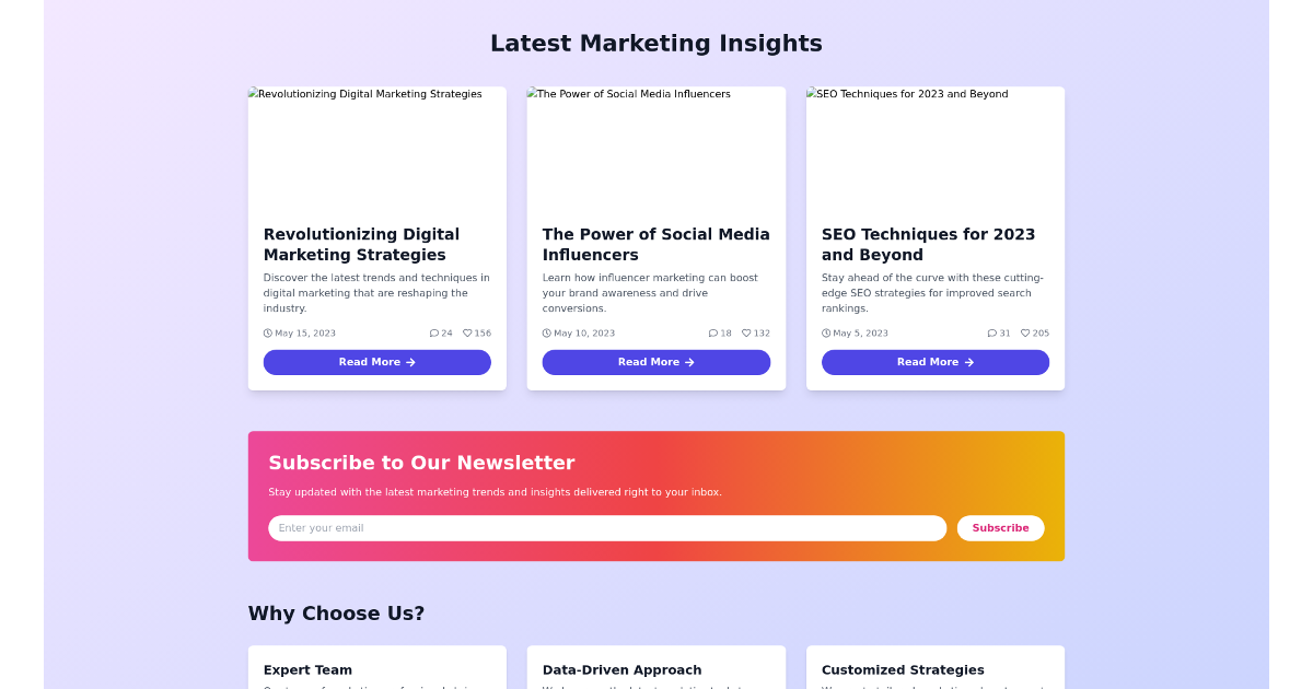 Content Section - Free React, Tailwind Component