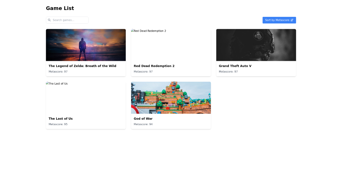 Enhance Your React App with Tailwind and Original Game Pictures