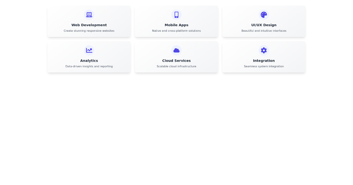Feature Grid - Free React, Tailwind Component