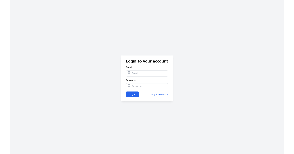 Login Free React Tailwind Component