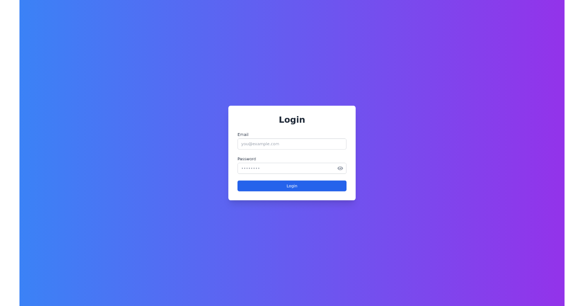 Login Component Free React Tailwind Component
